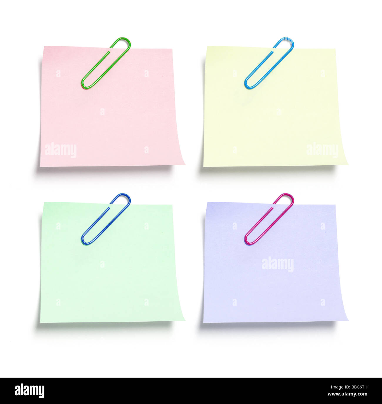 Blank notes and papers Cut Out Stock Images & Pictures - Alamy