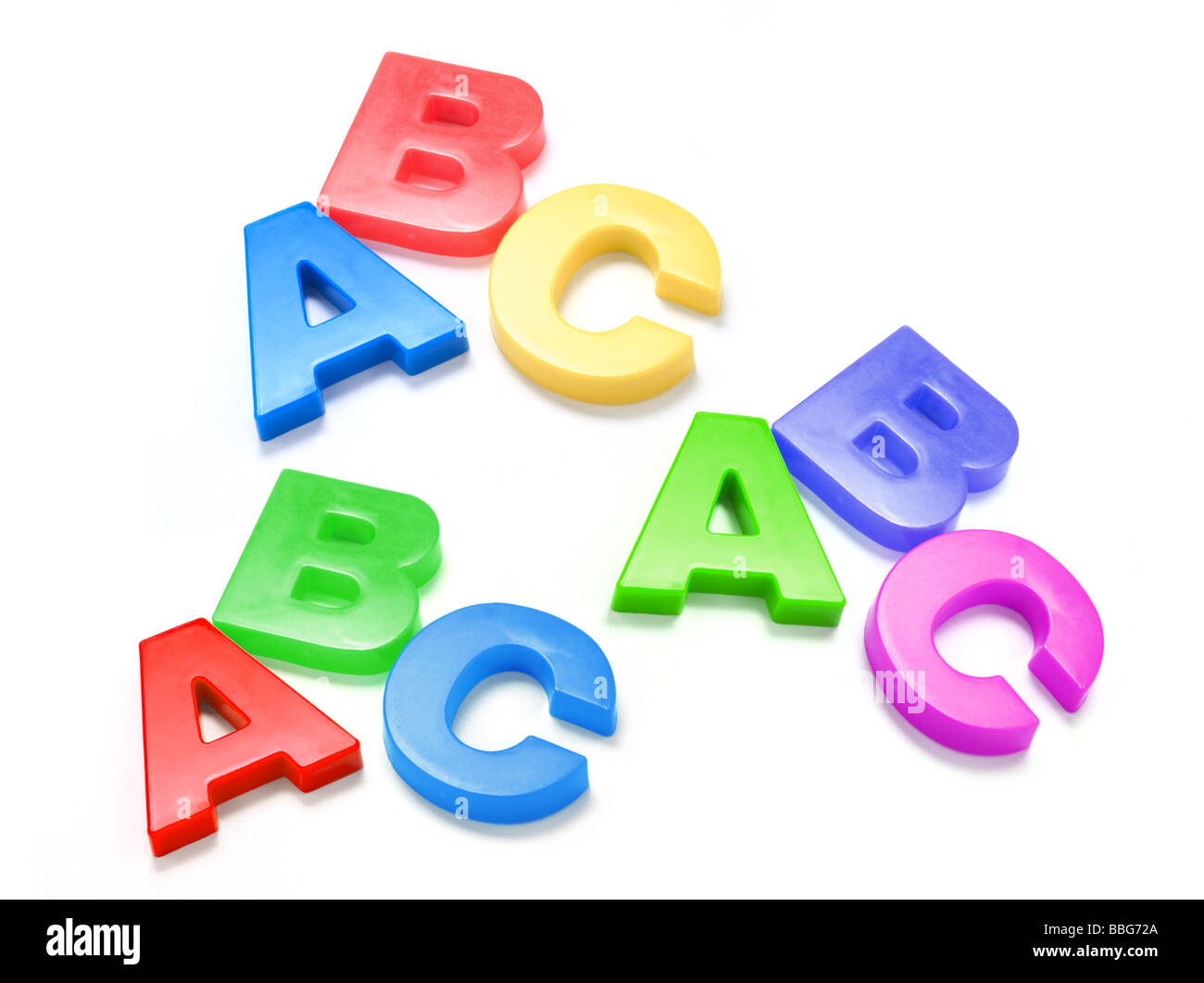 Plastic abc letters hi-res stock photography and images - Alamy