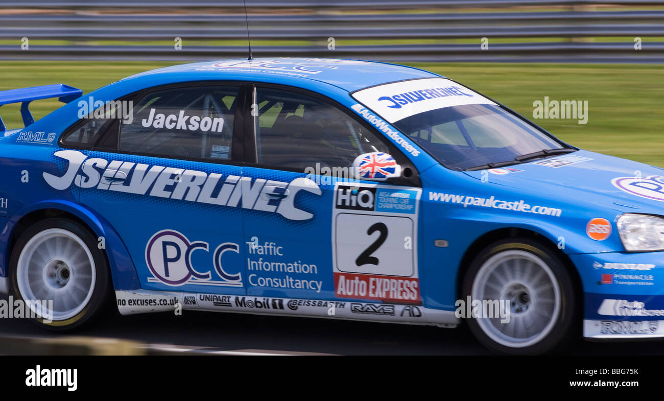 Pale Blue Silverline Racing Chevrolet Lacetti Driven by Mat Jackson in ...