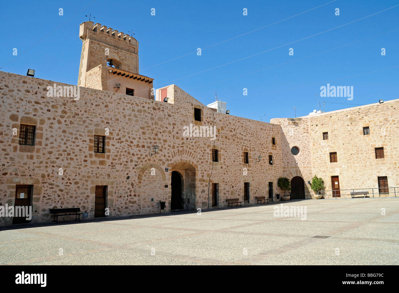 Courtyard, Castillo Fortaleza, castle, fortress, cultural center ...