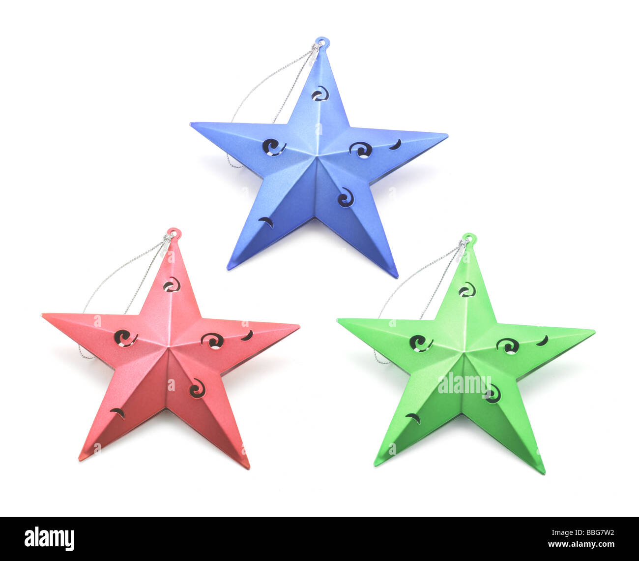 Christmas Star Ornaments Stock Photo - Alamy