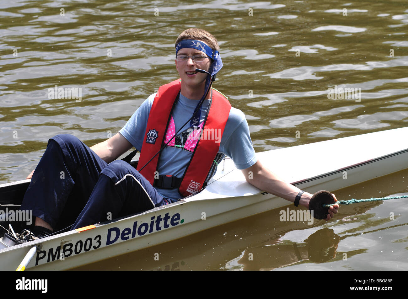 Rowing at Oxford University Summer Eights Stock Photo - Alamy