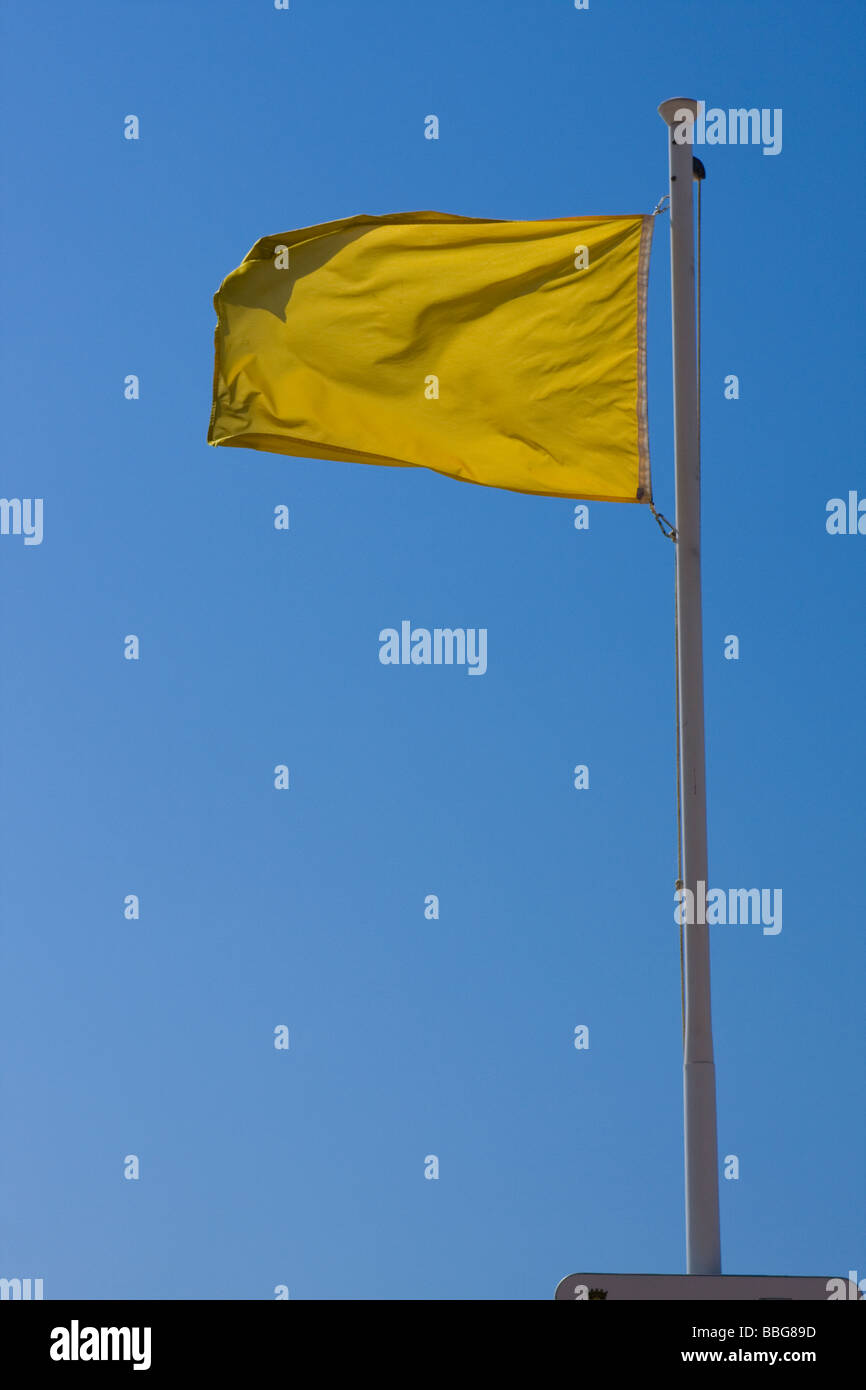 Bright blue yellow flag hi-res stock photography and images - Alamy