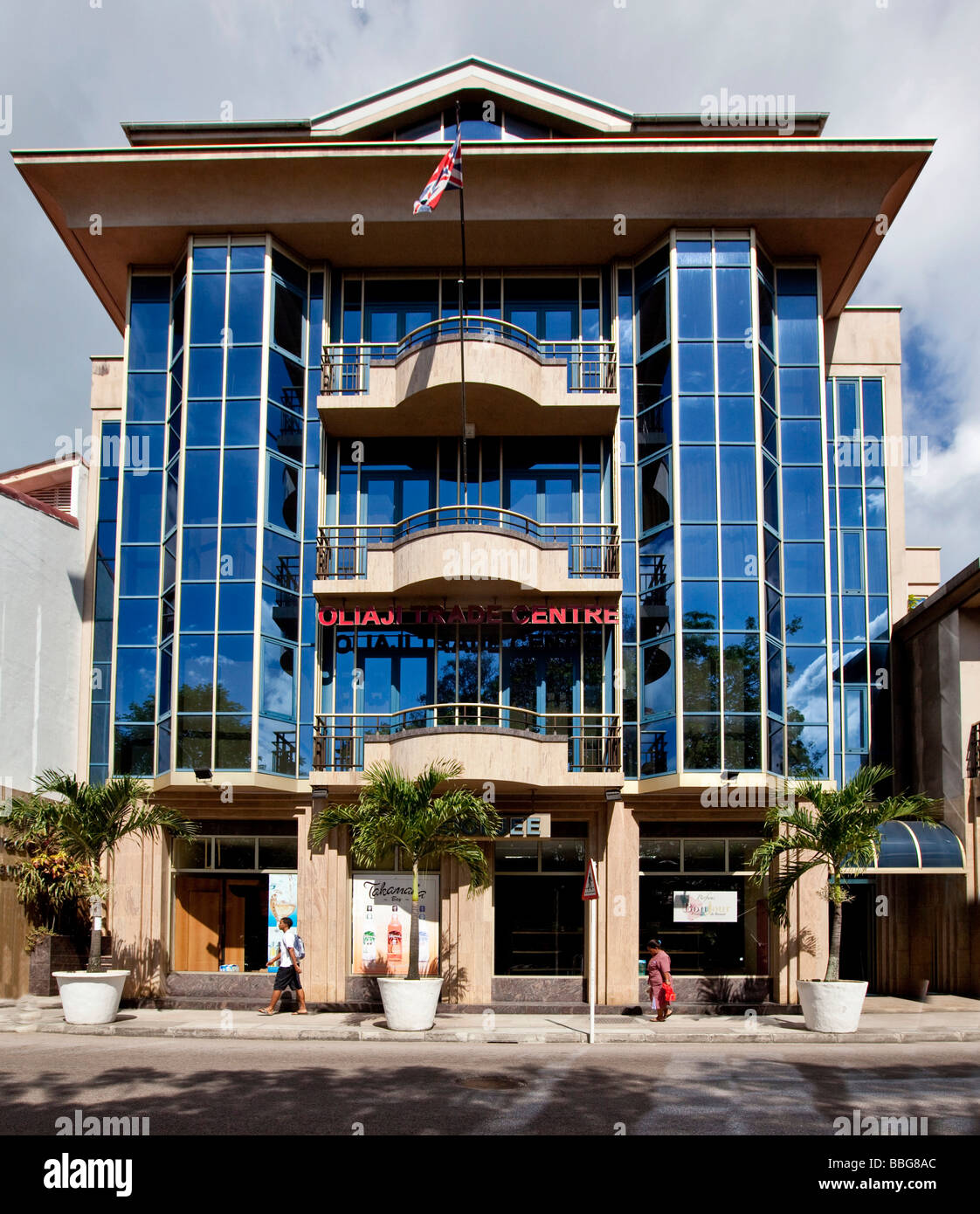 Oliaji Trade Center at Francis Rachel Street, the capital of Victoria ...