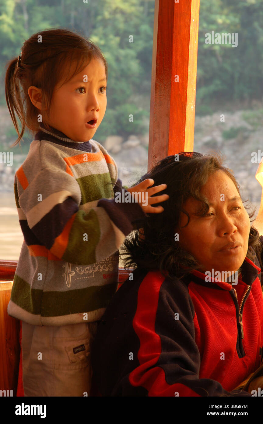 Laotian people taken in Luang Prabang, LAOS Stock Photo - Alamy