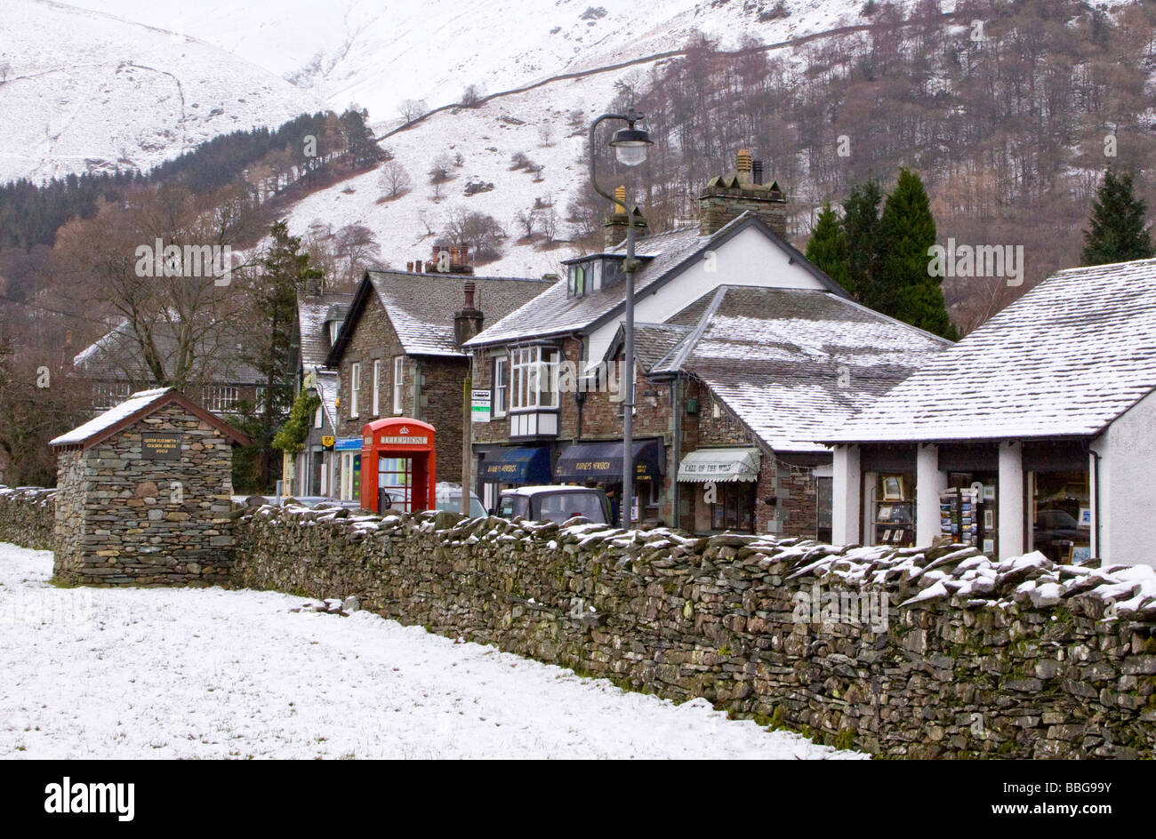Rydal fell snow hi-res stock photography and images - Alamy