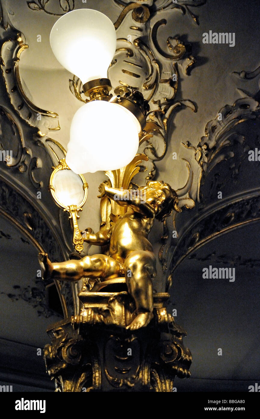 Interior Prague state opera Stock Photo - Alamy