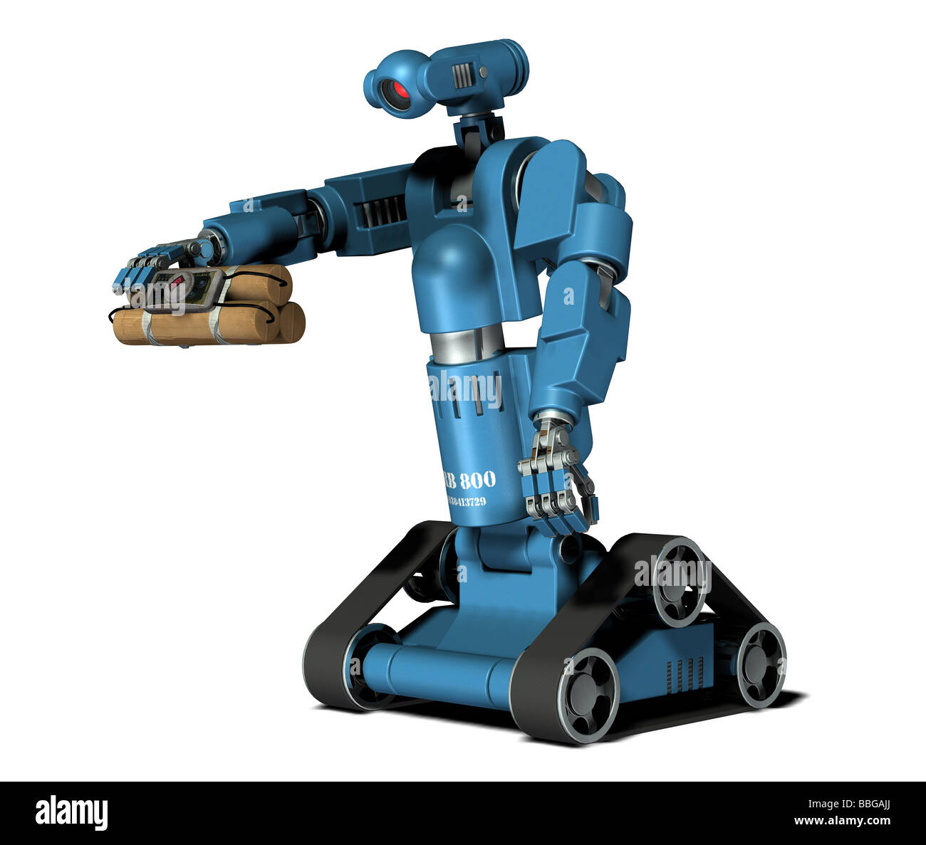 Time robot Cut Out Stock Images & Pictures - Alamy