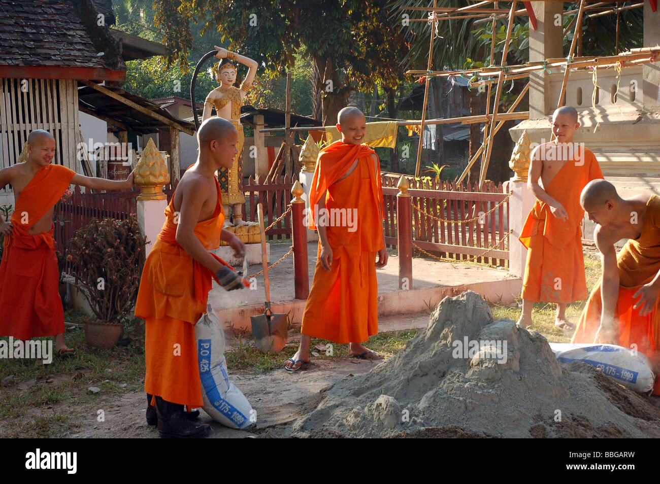 Laotian people taken in Luang Prabang, LAOS Stock Photo - Alamy