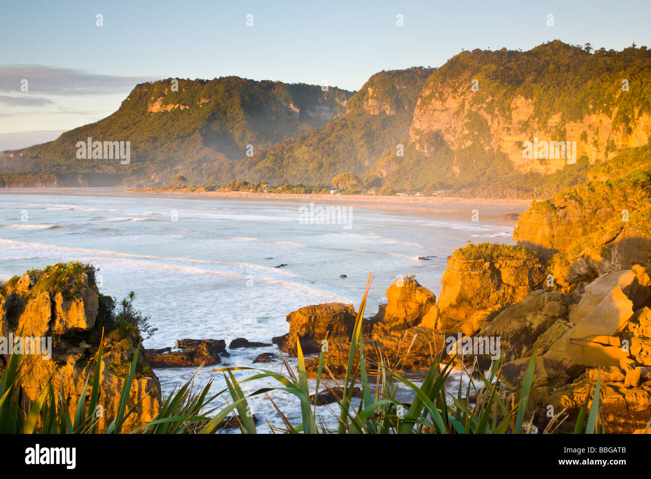 Punakaiki Beach West Coast South Island New Zealand Stock Photo - Alamy