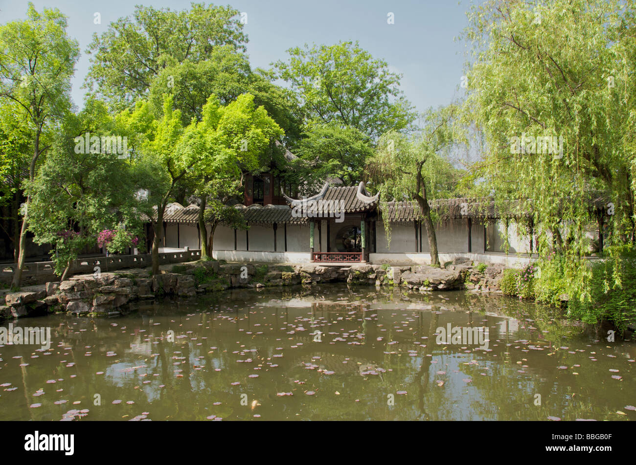 Lotus pond Humble Administrator s Garden Suzhou Jiansu China Stock ...