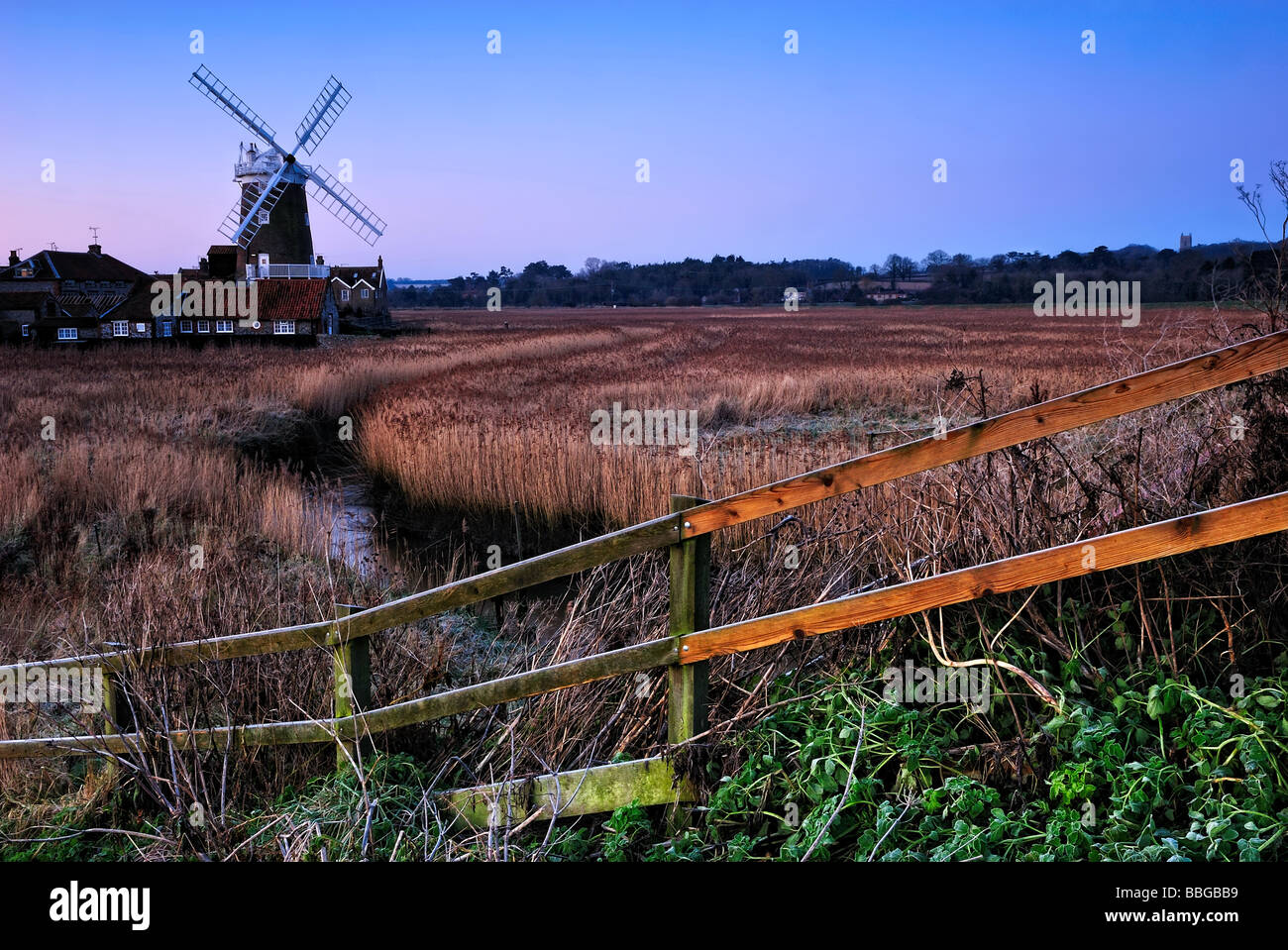 Cley windmill and windmill and winter hi-res stock photography and ...