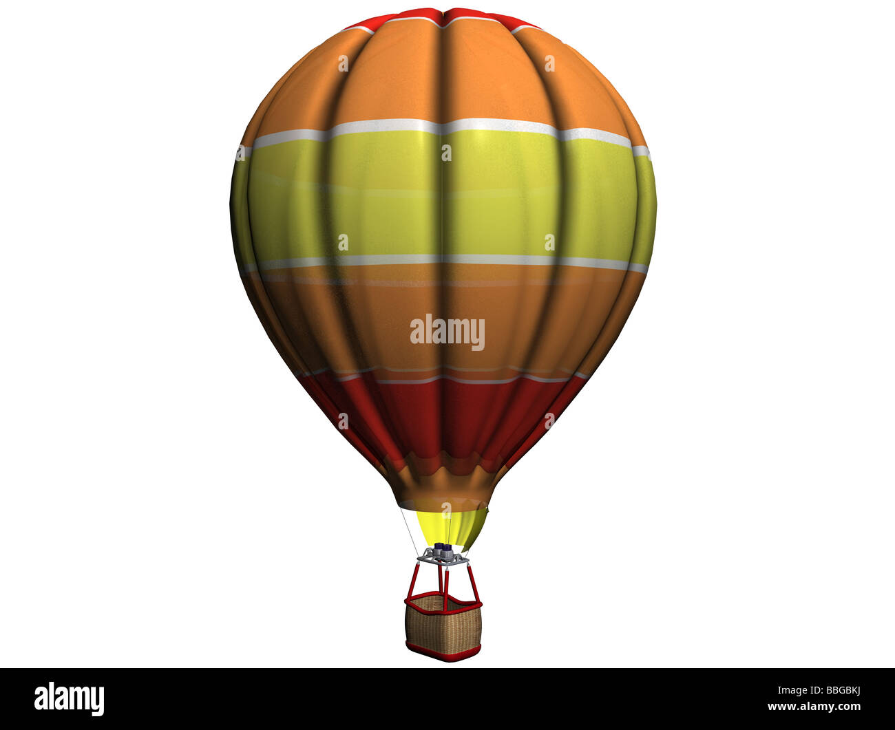 Balloon rendered with Bryce 6 Stock Photo - Alamy
