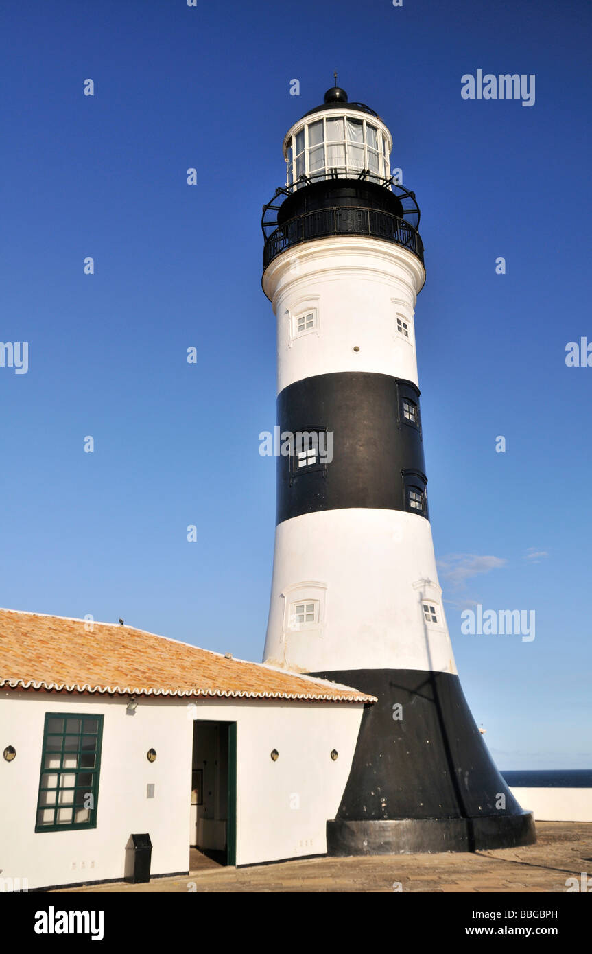 Farol da Barra lighthouse in the Forte de Santo Antonio da Barra ...