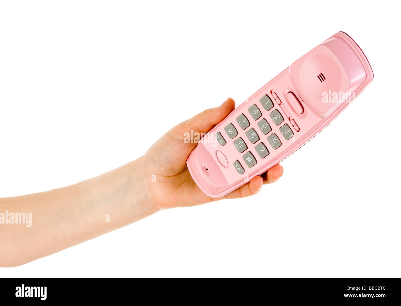 Pink telephone Cut Out Stock Images & Pictures - Alamy