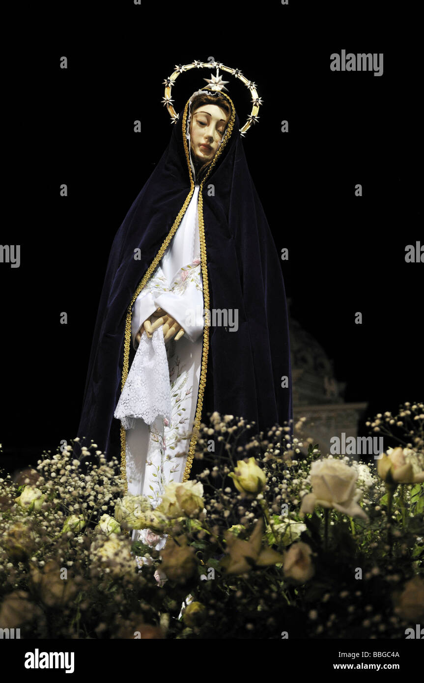 Statue, Mater Dolorosa, Good Friday procession, Salvador, Bahia, Brazil ...