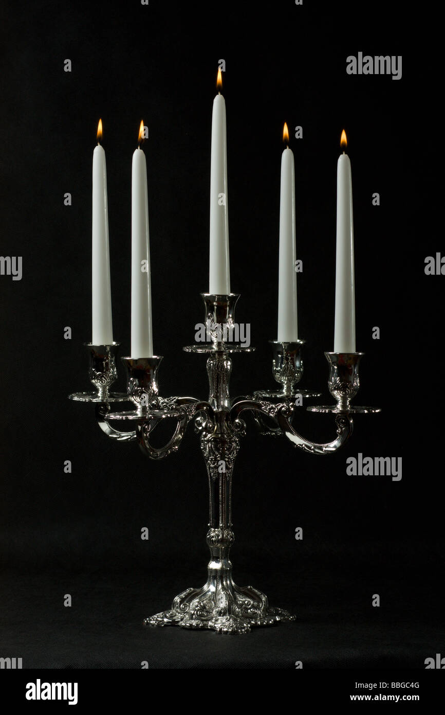 Candlestick old style candle hi-res stock photography and images - Alamy