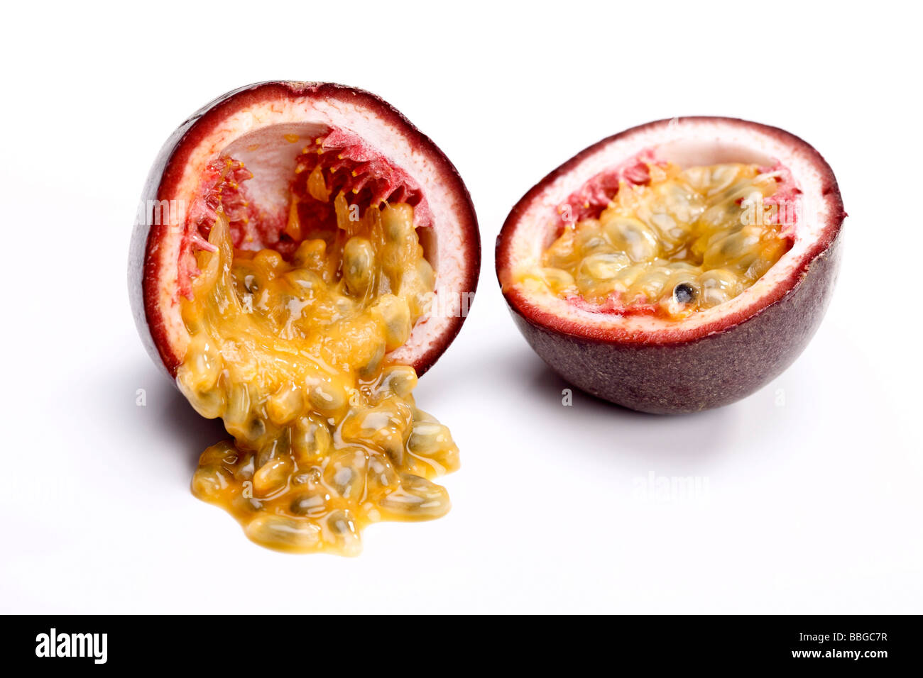 Passion Fruit Cut In Half