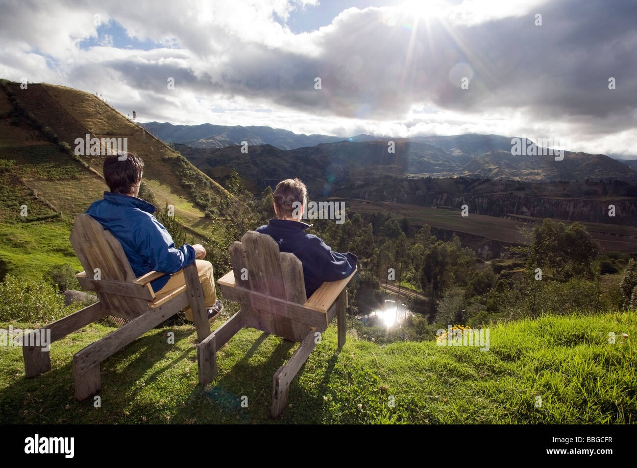 Views from the Black Sheep Inn - Chugchilan, Cotopaxi, Ecuador Stock ...