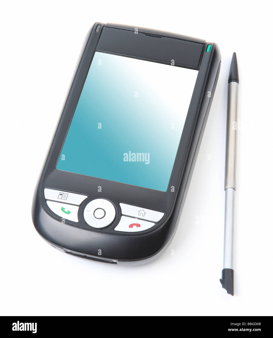 Portable communicator Isolate on white background Stock Photo - Alamy