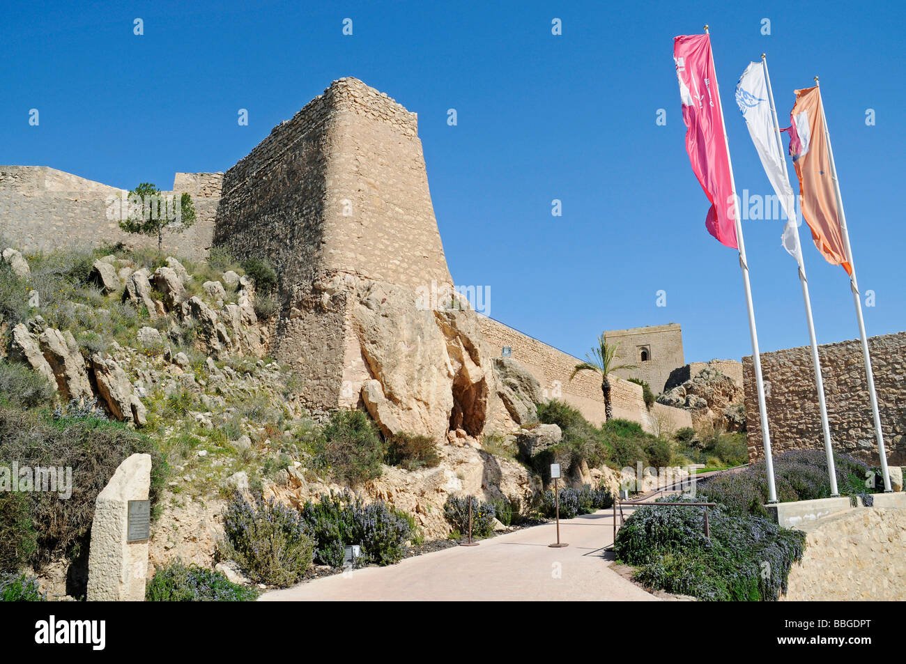 Fortaleza del Sol, castle, Castillo, museum, Lorca, Murcia, Spain ...