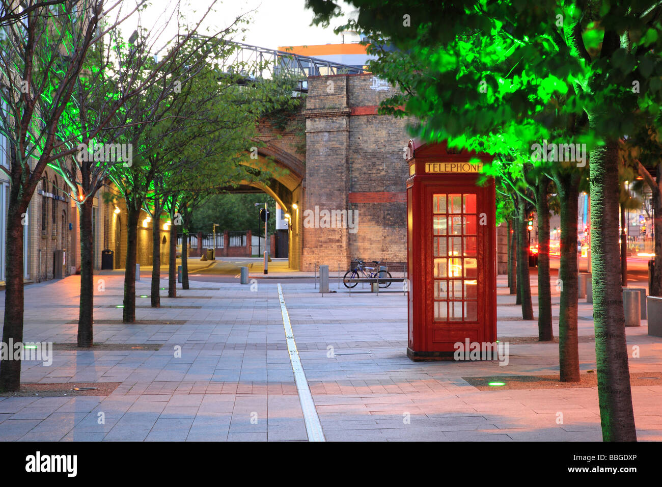 Red telephone box London street England Stock Photo - Alamy