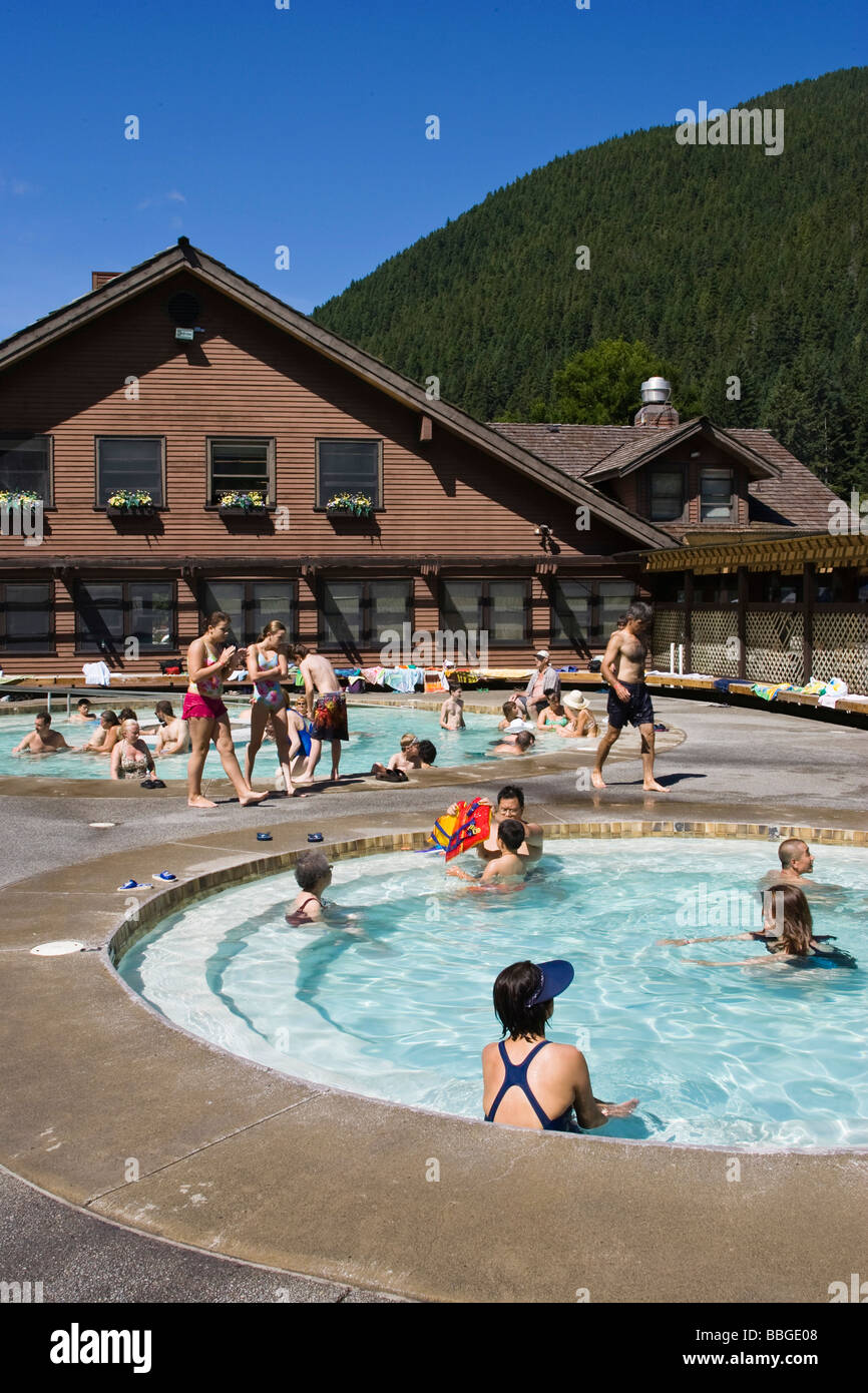 Sol Duc Hot Springs, Olympic National Park, Washington, USA Stock Photo ...