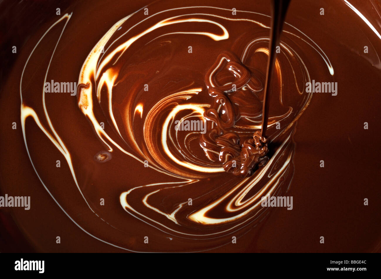 Dark milk chocolate liquid hi-res stock photography and images - Alamy