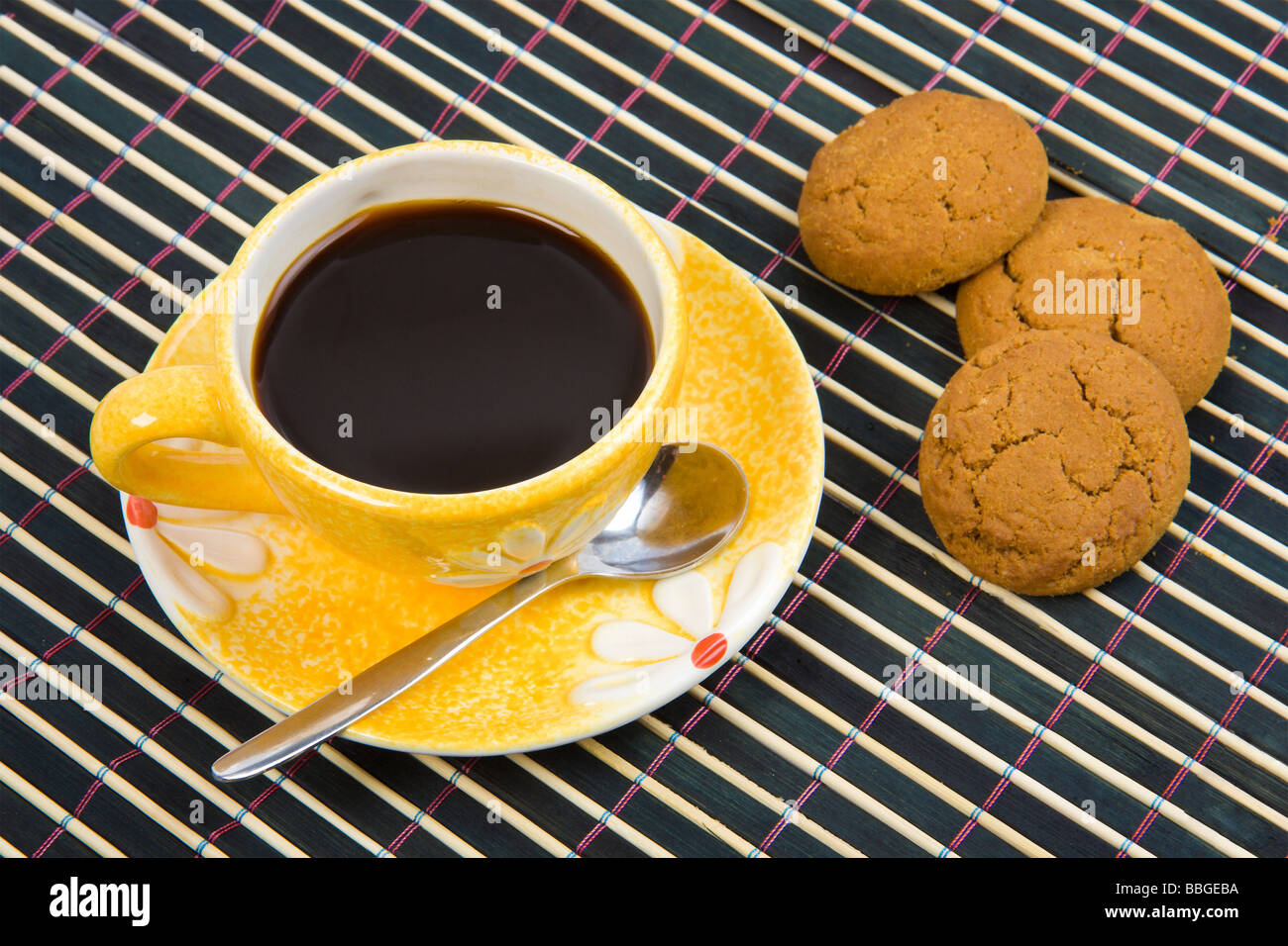 Cup of cofee with cookie hi-res stock photography and images - Alamy