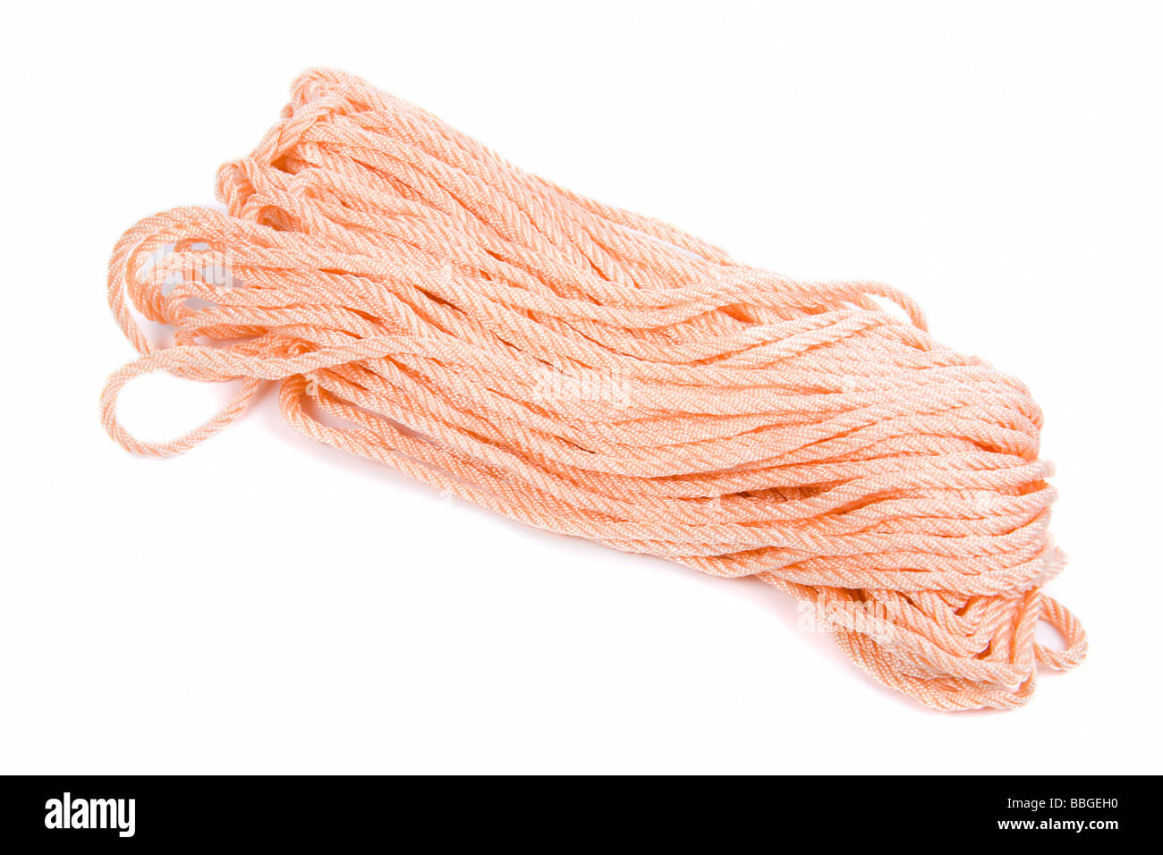 The rope isolated on white background Stock Photo - Alamy
