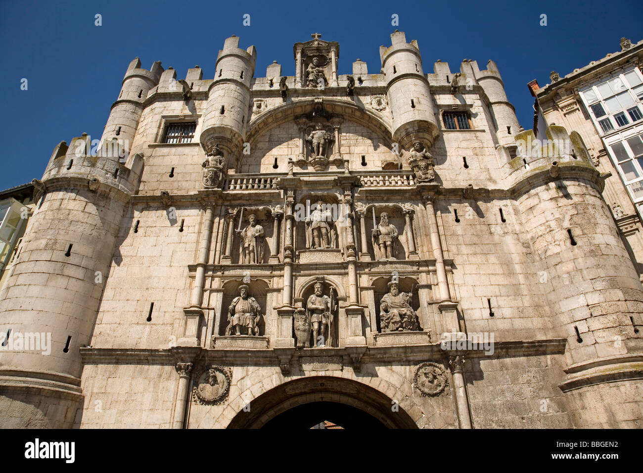Arco de Santa María Burgos Castilla León España Arco de Santa Maria in ...