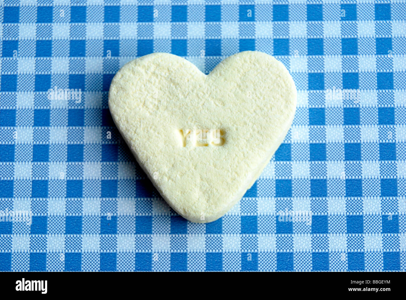 Heart dextrose embossed word yes hi-res stock photography and images ...