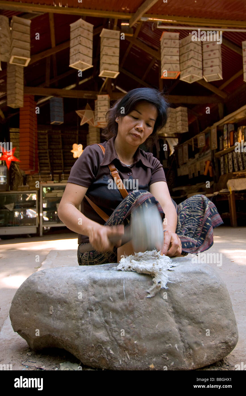 Traditional laotian paper hi-res stock photography and images - Alamy