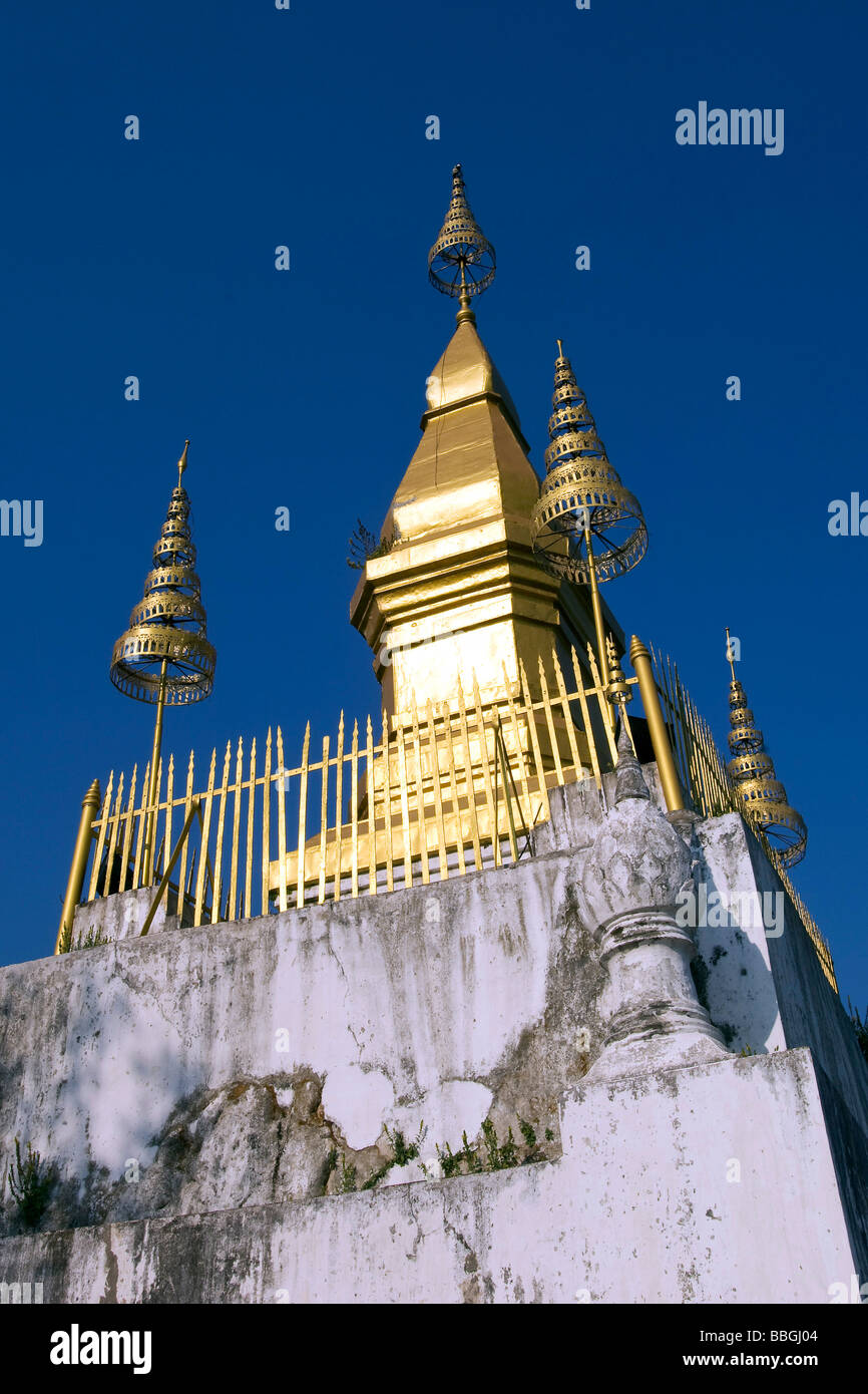 Mount Phou Si, Laos, Luang Prabang Stock Photo - Alamy