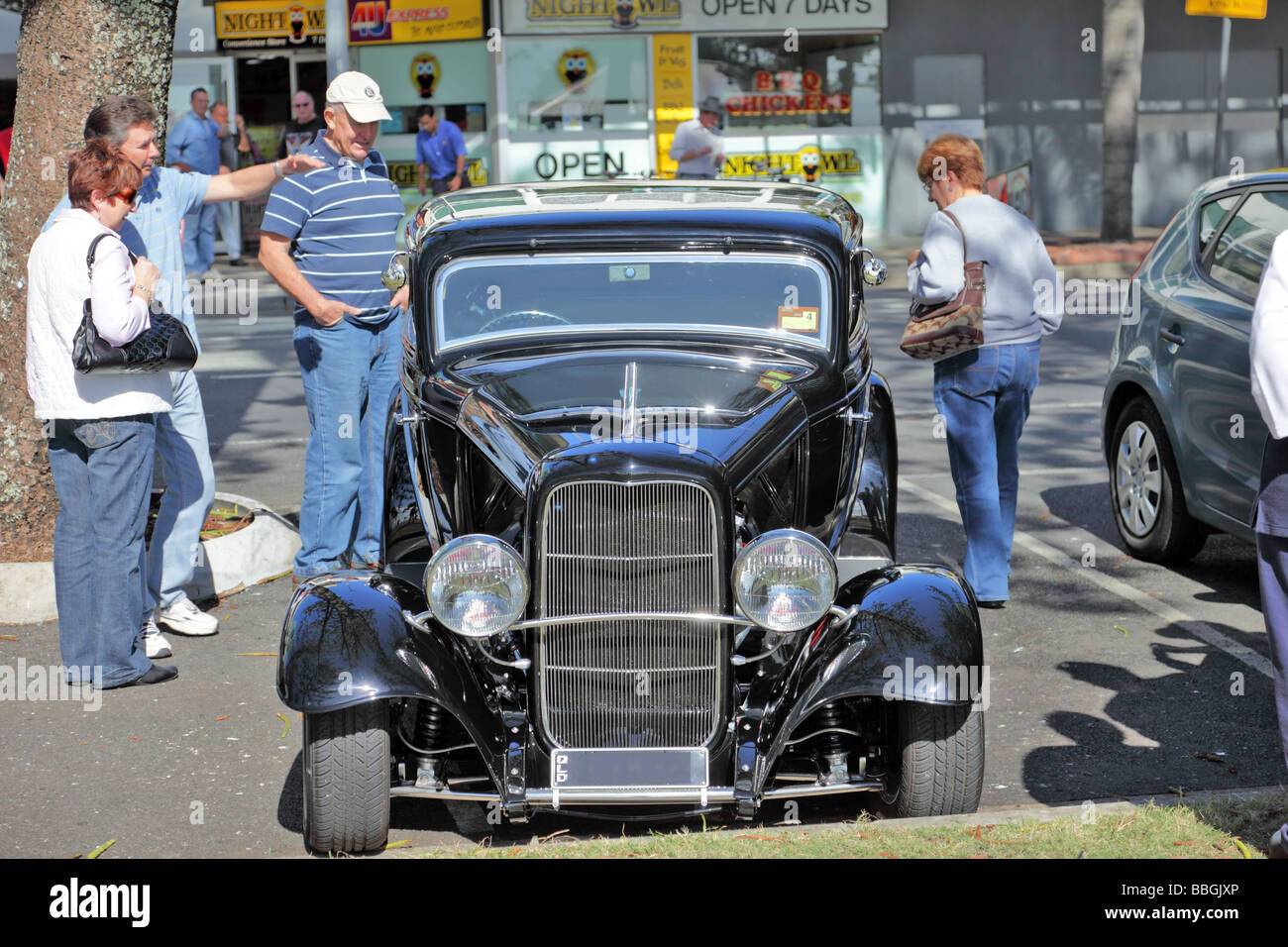 Hot rods or street rods on display Chevrolet Stock Photo - Alamy