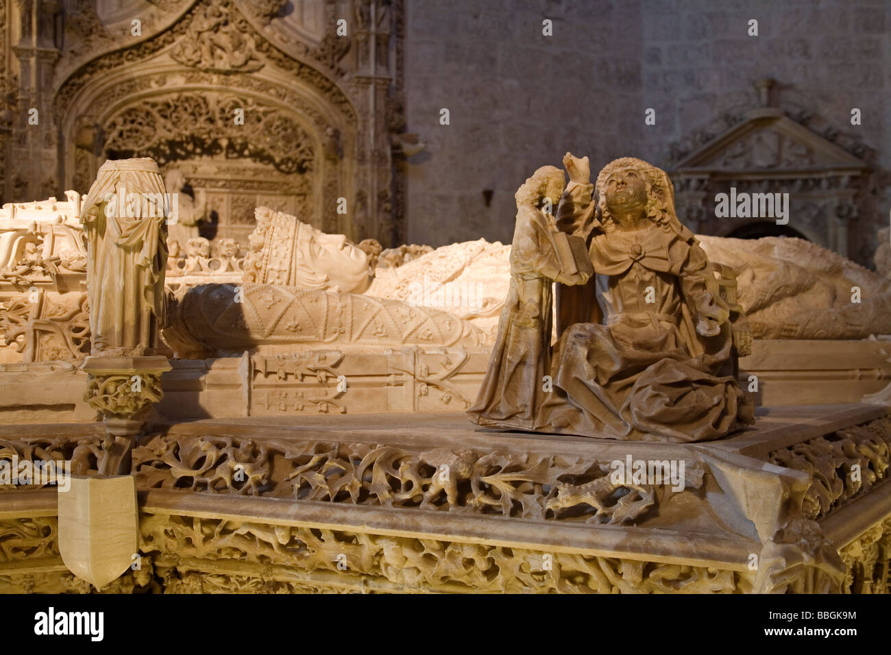 Tomb of juan ii and isabel of portugal hi-res stock photography and ...