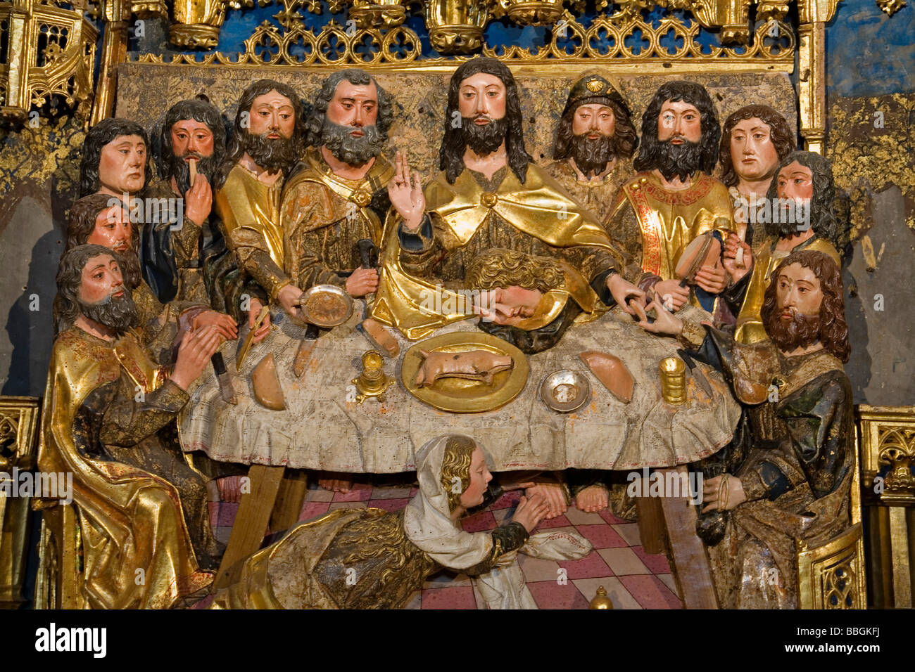 Representation of the last supper hi-res stock photography and images ...