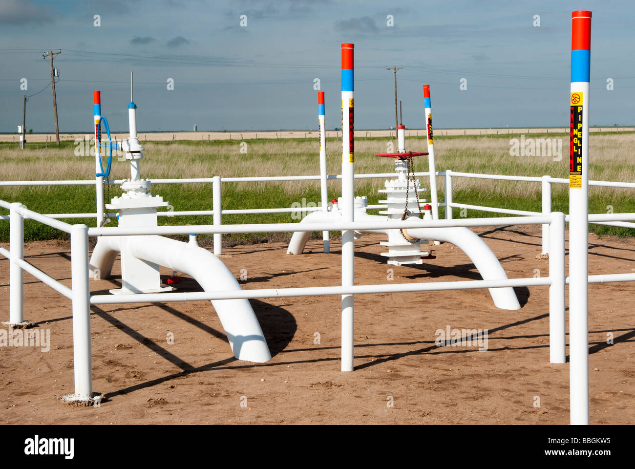 a pipeline for the distribution of natural gas Stock Photo - Alamy