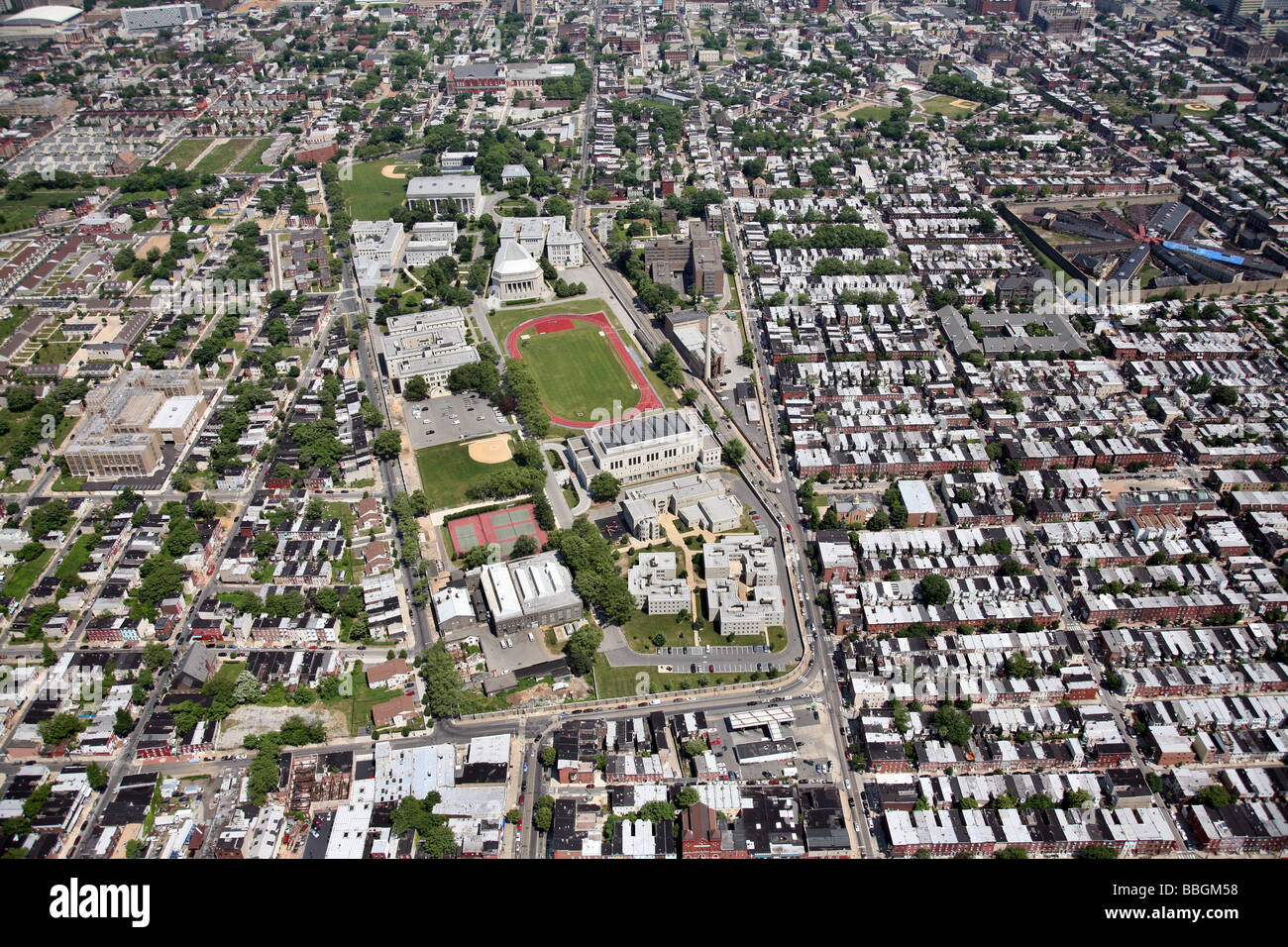 Aerial view of Philadelphia, Pennsylvania, U.S.A Stock Photo - Alamy
