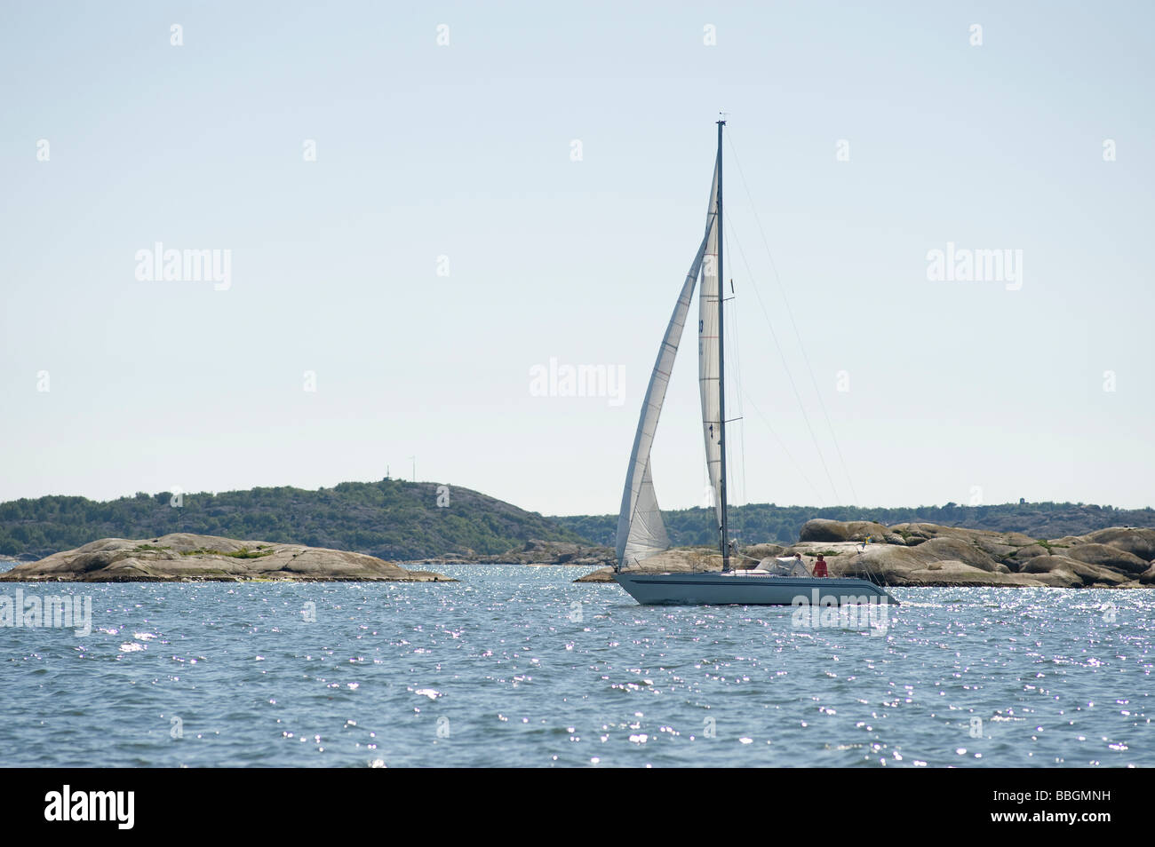 sailing boat, Sweden Stock Photo - Alamy