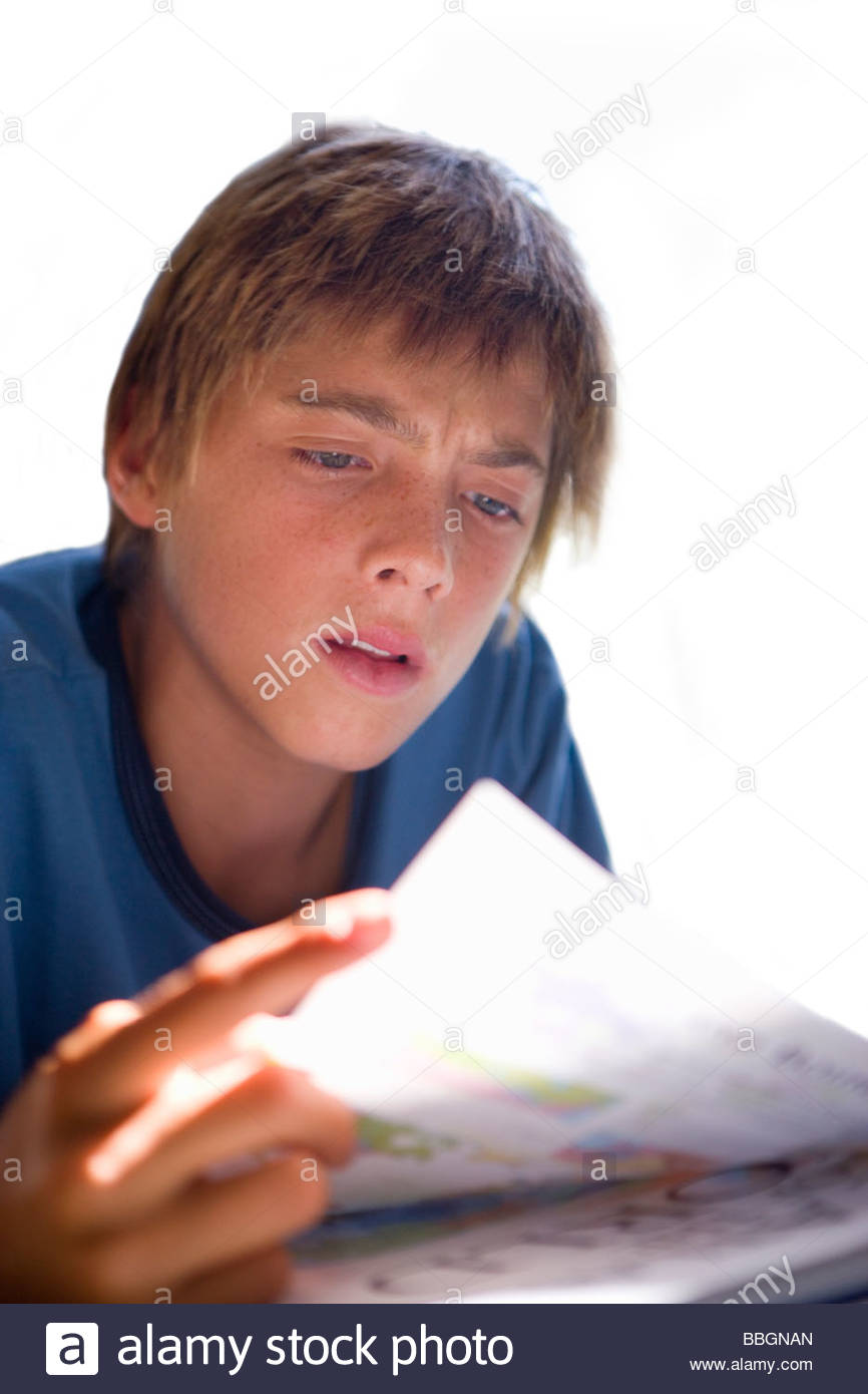 Boy Reading Comic Stock Photos & Boy Reading Comic Stock Images - Alamy