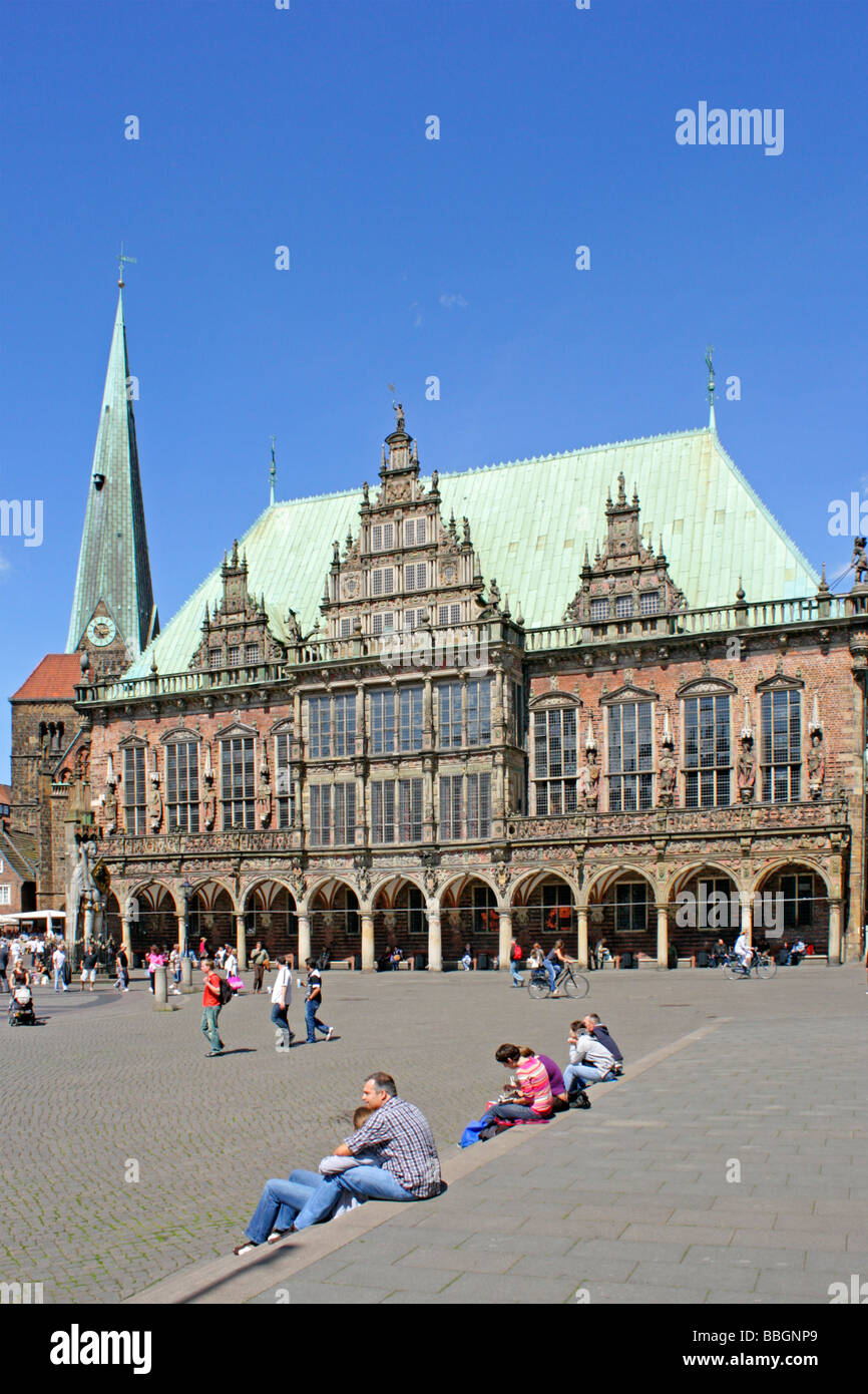 city hall of Bremen in Northern Germany Stock Photo - Alamy