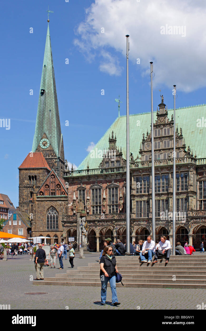 Bremen arcade town hall hi-res stock photography and images - Alamy