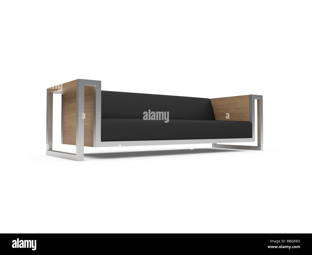 isolated couch over white background Stock Photo - Alamy