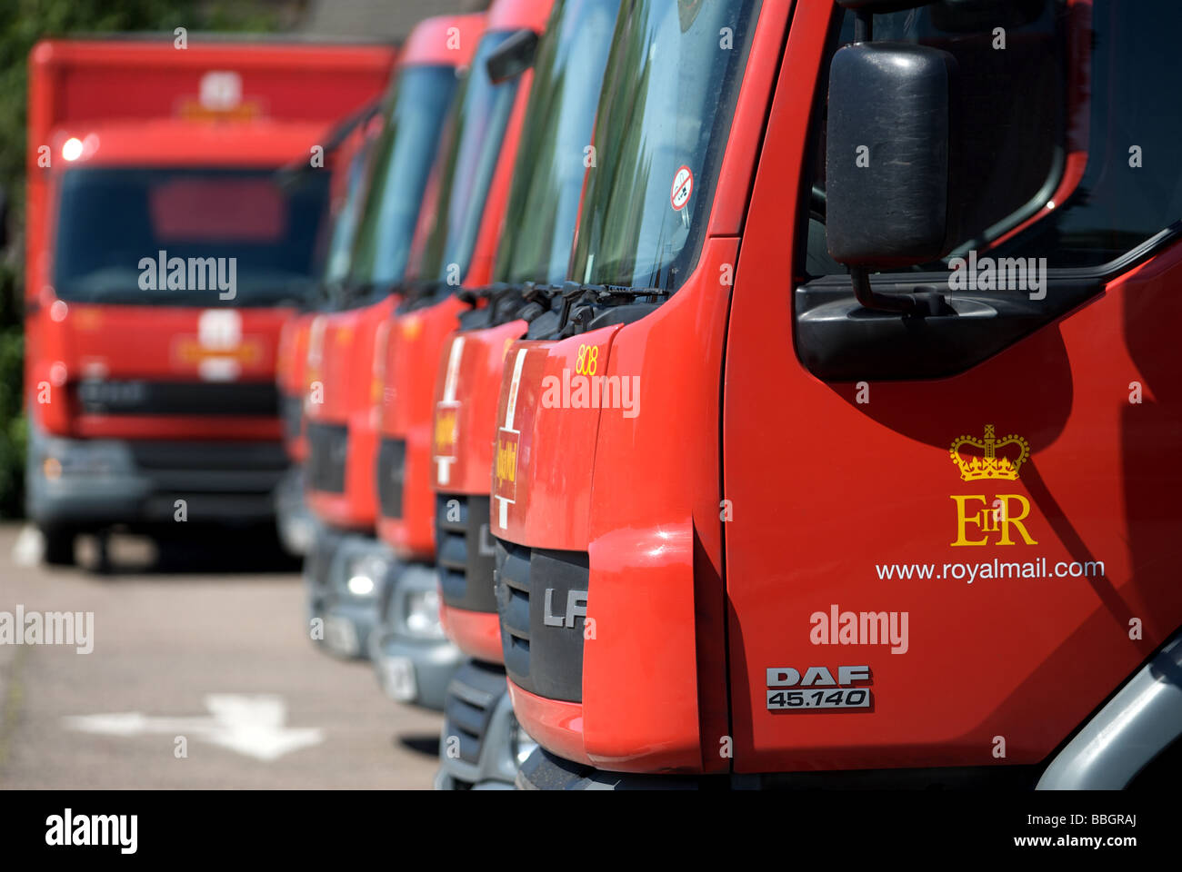 Royal Mail delivery trucks Stock Photo - Alamy