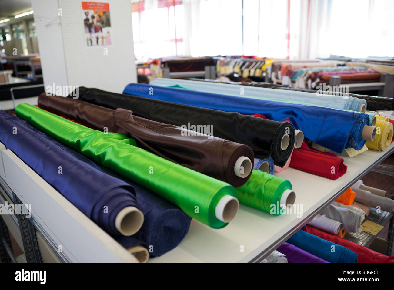 Bolts of fabric hi-res stock photography and images - Alamy