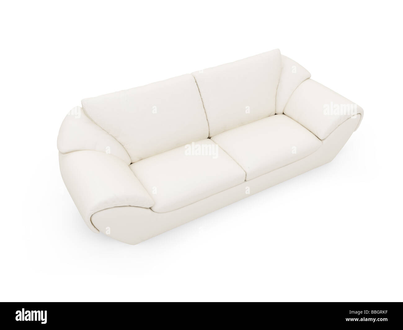 isolated couch over white background Stock Photo - Alamy