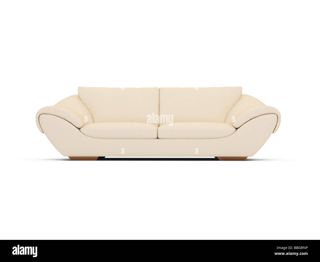 isolated couch over white background Stock Photo - Alamy