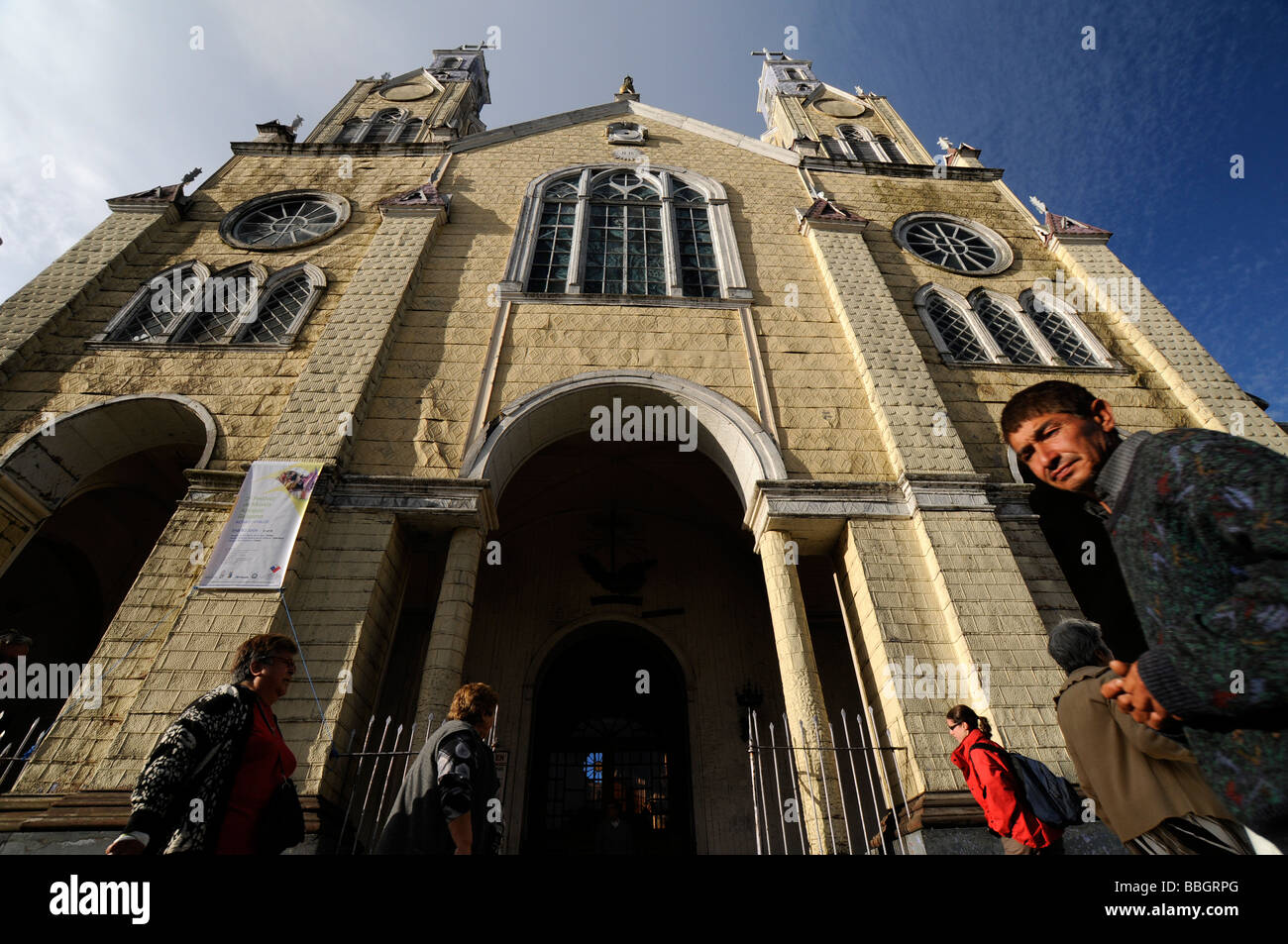 Cathedral in Castro, Chile Stock Photo - Alamy