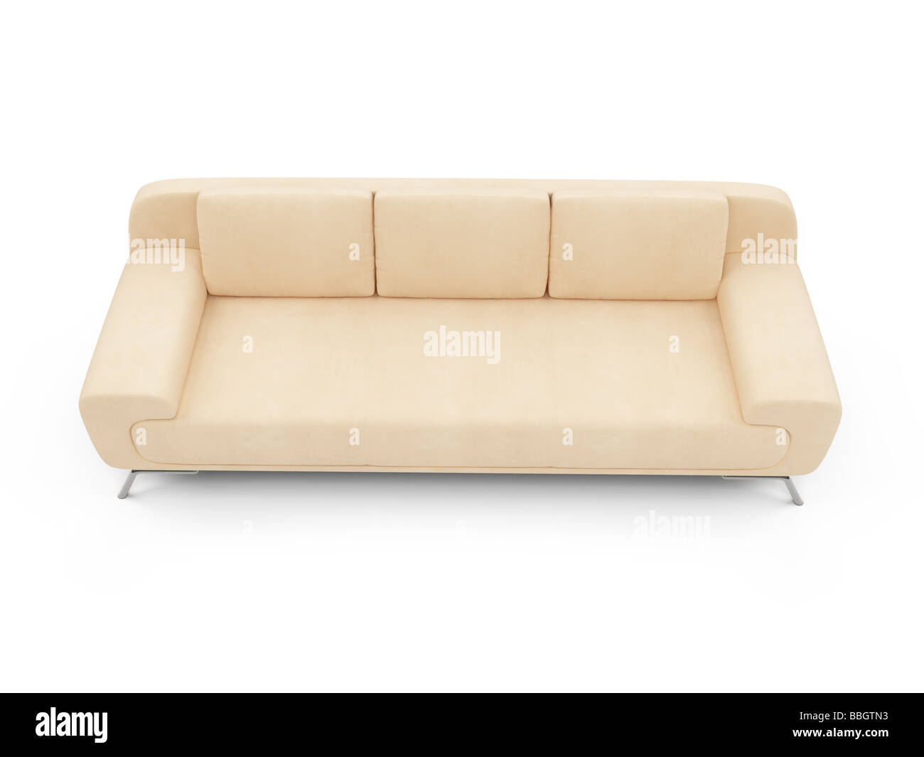 isolated couch over white background Stock Photo - Alamy